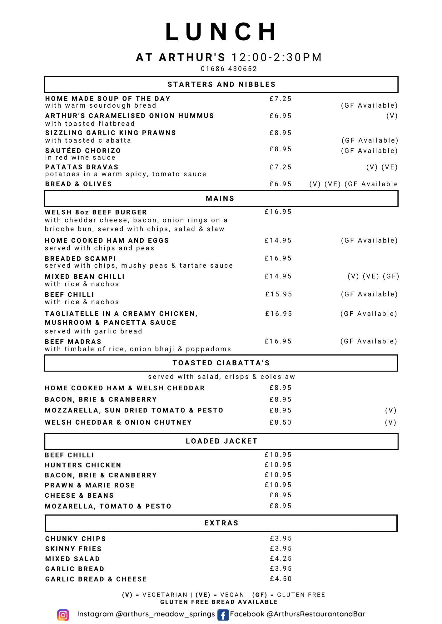 Holiday Park with Restaurant | Restaurant Mid Wales | Arthurs